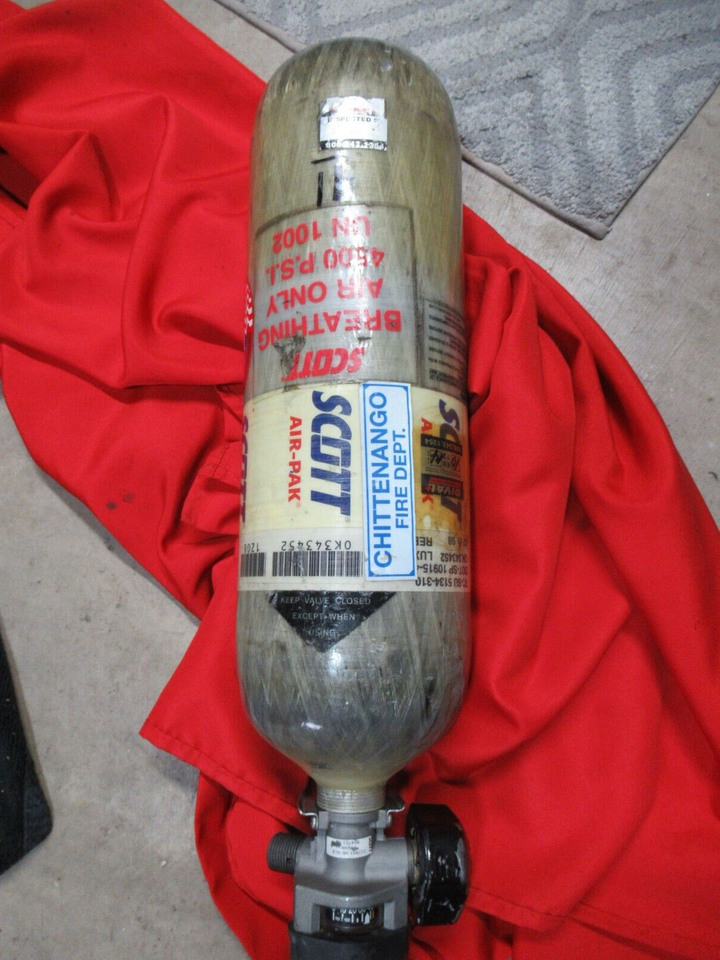 SCOTT 4500PSI 30 Min SCBA Bottle Tank Cylinder CGA347 valve Paintball ...