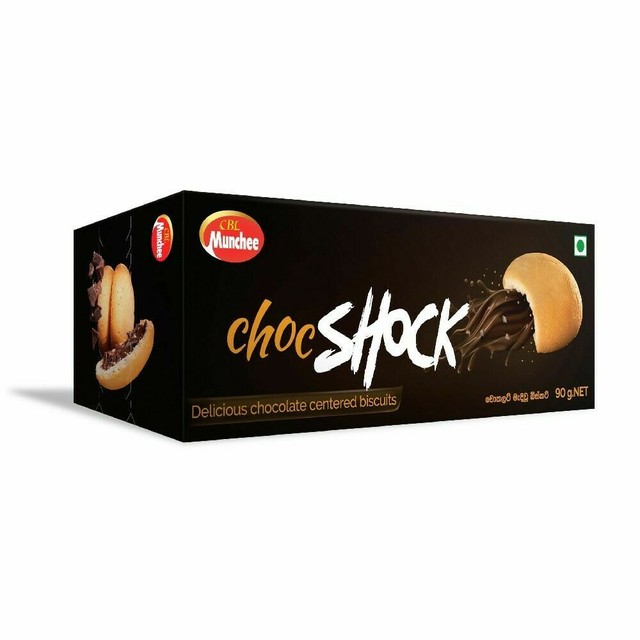 Munchee Choc Shock Delicious Chocolate Centered Biscuits High Quality ...