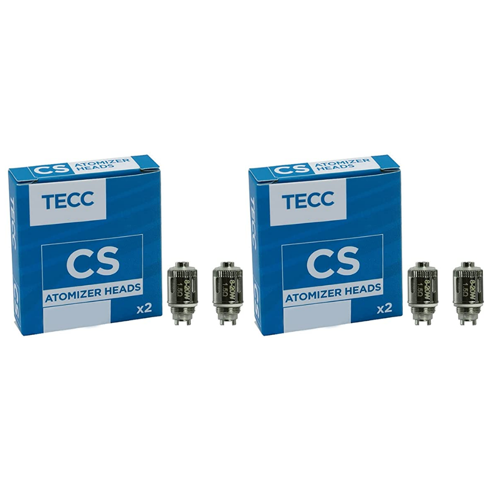 TECC Arc Mini CS Coils | 1.5 ohm | Replacement Atomizer Coil Heads ...