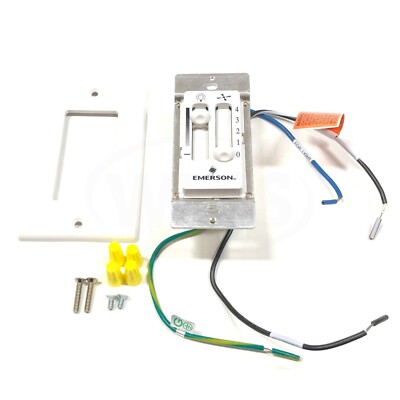 SW90W Emerson Fan/Light "Dual Slide" Wall Control | eBay