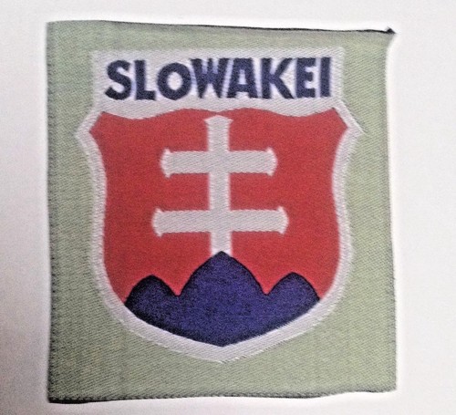 GERMAN ARMY SLOVAKIA VOLUNTEERS SLEEVE SHIELD insignia patch for sleeve | eBay