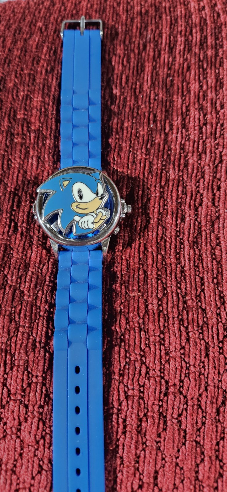 Sonic The Hedgehog Classic Kids Spinner LCD Watch Blu… - Gem