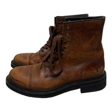 Frye Berwick 87430 Mens 7 Lace up Ankle BOOTS Vibram Sole Cognac. Read ...