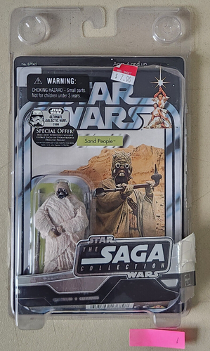 Star Wars Sand People Action Figure Saga Collection MOC Clamshell open ...