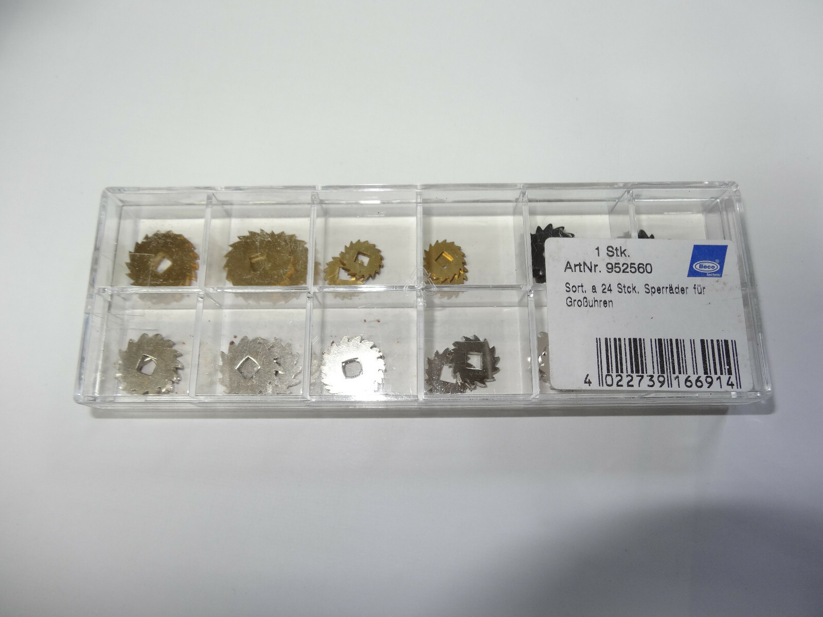 Sperrrad Sperr-Zahnrad Beco Sperrräder Uhren Uhr Wanduhr Ratchet wheels ...