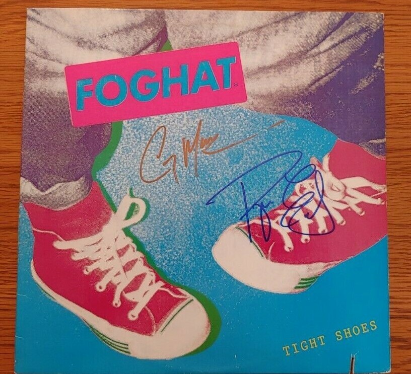 FOGHAT SIGNED X2 TIGHT SHOES VINYL LP ROGER EARL CRAIG MACGREGOR | eBay