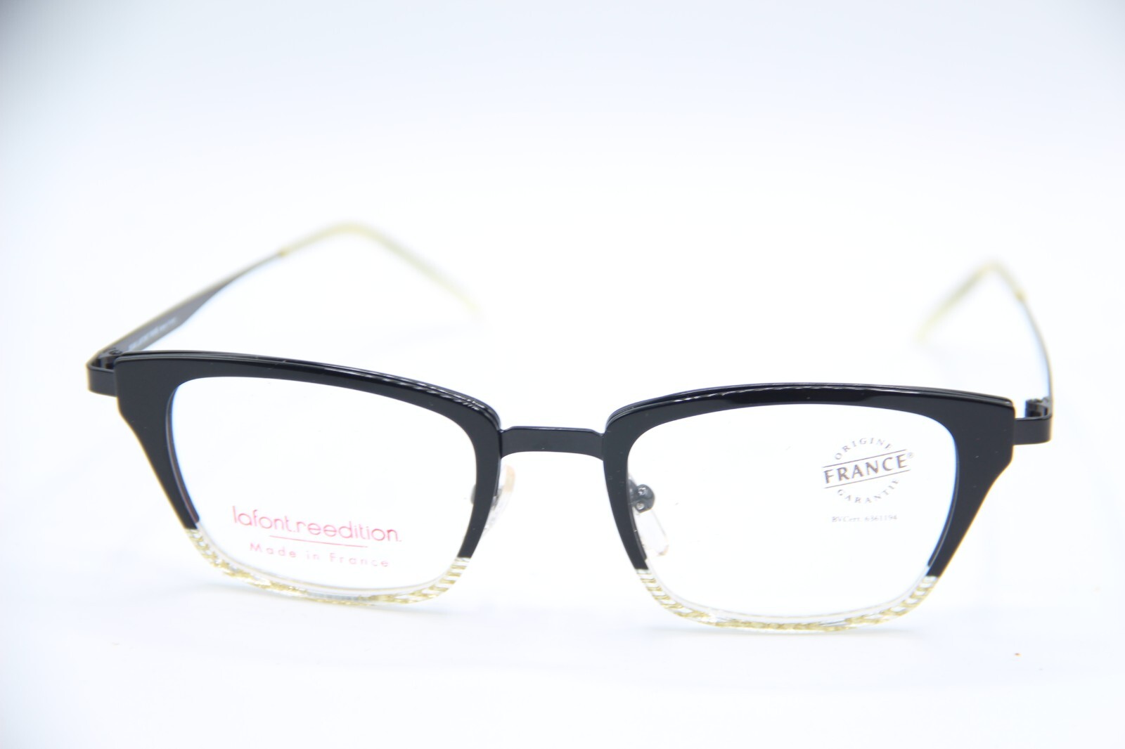 NEW JEAN LAFONT REEDITION GERRY 100 BLACK GOLD AUTHENTIC W/CASE ...