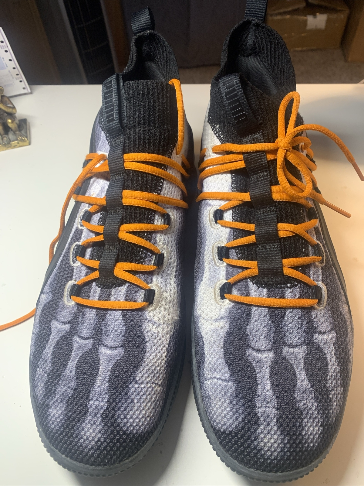 Size 10.5- Puma Clyde Court X-Ray Mega Sneakers 191895-01 Skeleton | eBay