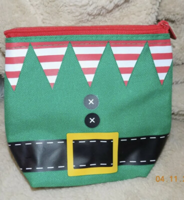 Thirty One Cool Zip Snacker Elf suit NWT 31 snack pouch holiday | eBay