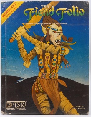 AD&D Fiend Folio G+ Don Turnbull ORIGINAL | eBay