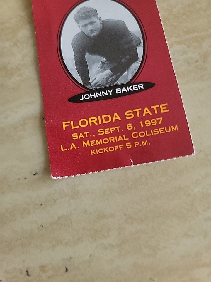 USC Trojans 9/6/1997 ORIGINAL college football ticket vs Florida State ...