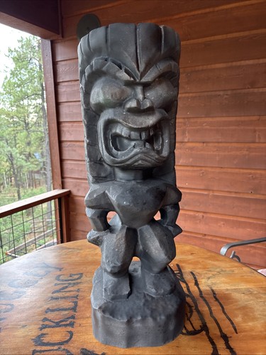 Tiki Statue Large - Homemade - Hand Painted - PLA - 2 Feet Tall | eBay