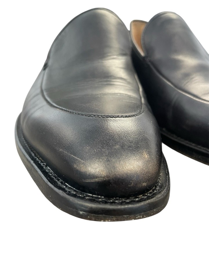 Mezlan Black Leather Loafers Shoes Mens Size 9M Spain 91250 Strauss | eBay