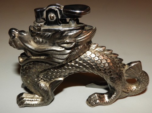 Vintage Dragon Butane Table Lighter 5" Long | eBay