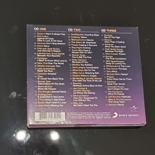 VARIOUS - NOW THAT'S WHAT I CALL POWER BALLADS - 3 CD SET - 2015 ...