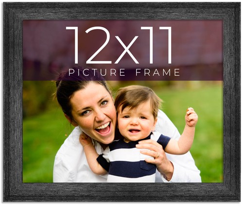 12x11 Frame Black Real Wood Picture Frame Width 1.5 inches | Interior ...