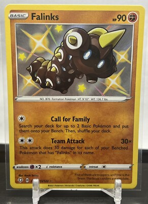Pokemon Shining Fates Falinks SV074/SV122 Shiny Holo Rare | eBay