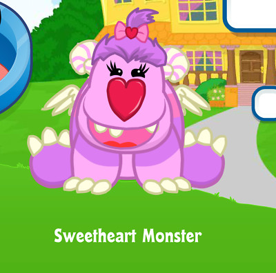 Webkinz Sweetheart Monster Virtual Adoption Code Only Messaged Webkinz ...