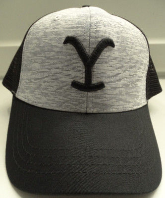 Yellowstone Tv Show Y Logo Dutton Ranch Licensed Trucker Black And Gray ...