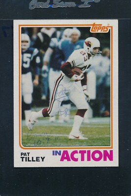 1982 Topps #476 Pat Tilley Cardinals Signed Auto *33887 | eBay