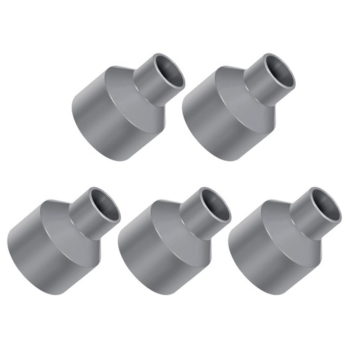 Duct Reducer, (2 to 1 Inch) 5Pcs, PVC Pipe Increaser DWV Reducing Gray ...