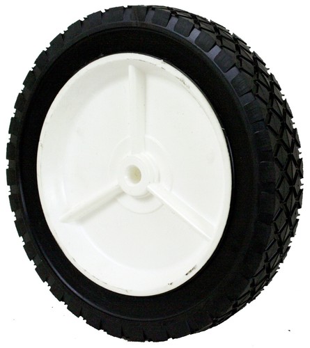 10x1.75 Tire plastic wheel assembly 1/2" CH 1 1/2" Hub Offset 1" | eBay