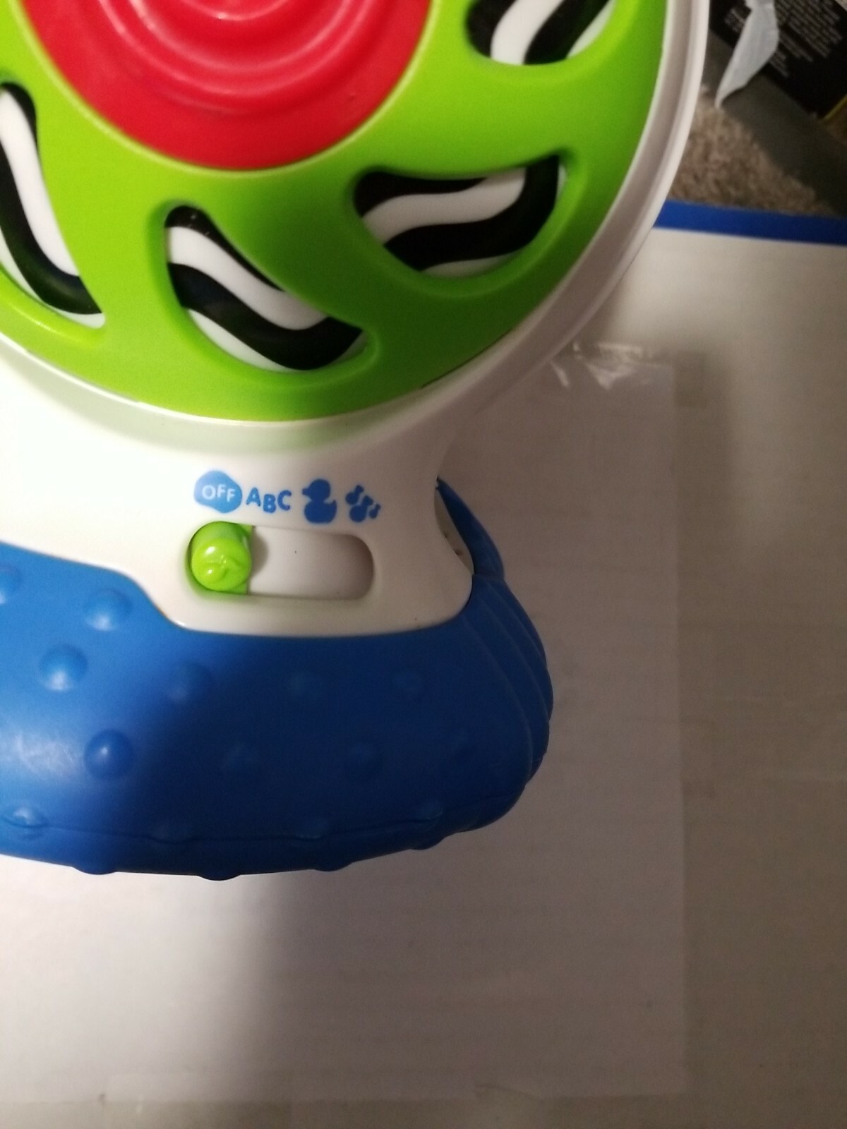 2006 LeapFrog Spin and Sing Alphabet Zoo Animal Roller Ball Baby Toy ...