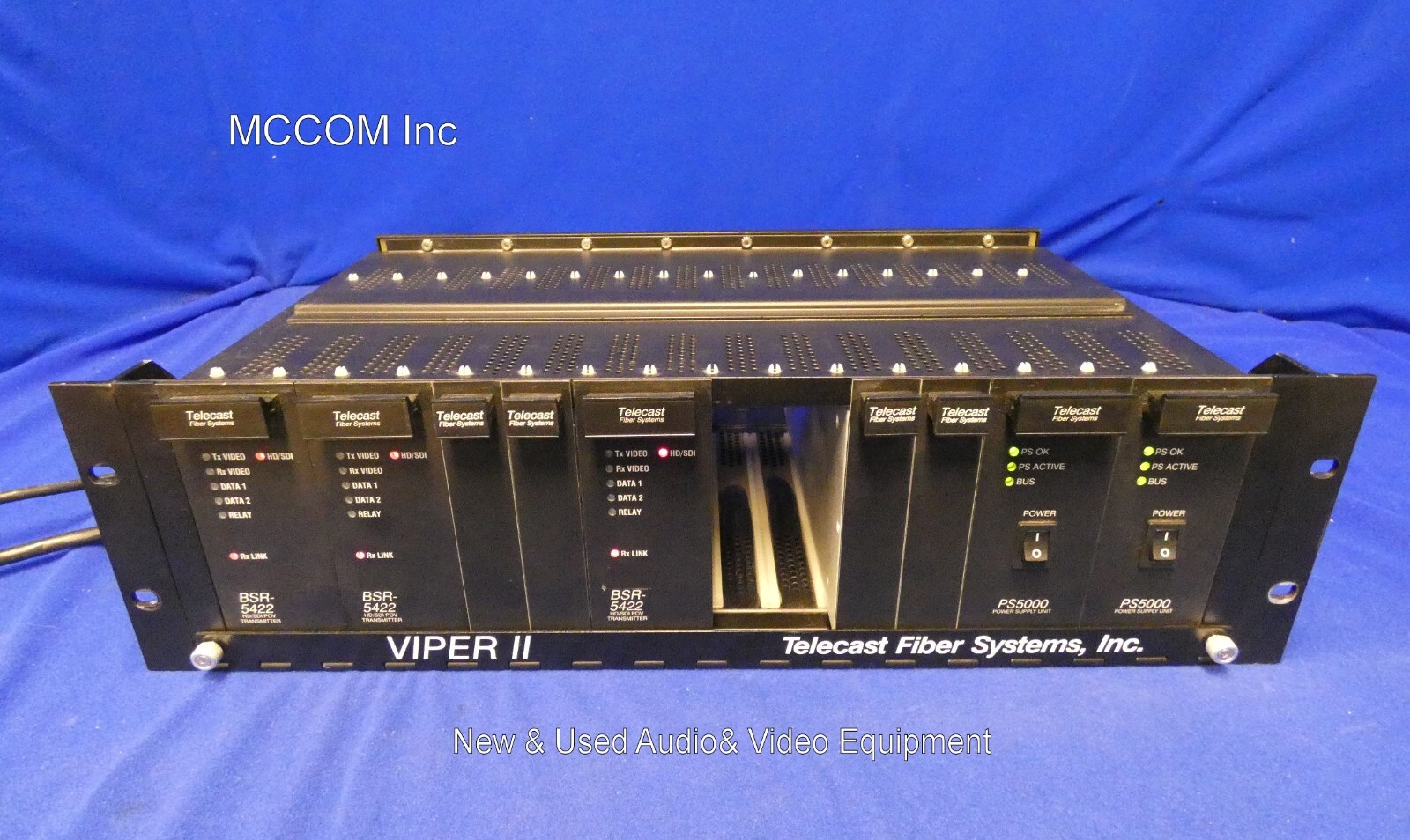 Telecast Fiber Systems Viper II w/ 3-BSR-5422 HD/SDI POV Transmitter ...