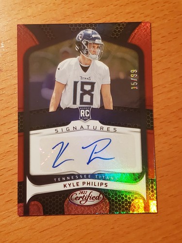 2022 Certified Rookie Auto Mirror Red #27 Kyle Philips UCLA Titans WR ...