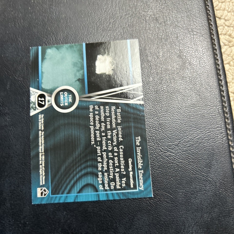 Jb19 The Outer Limits 2002 Premier #17 The Invisible Enemy Adam West | eBay