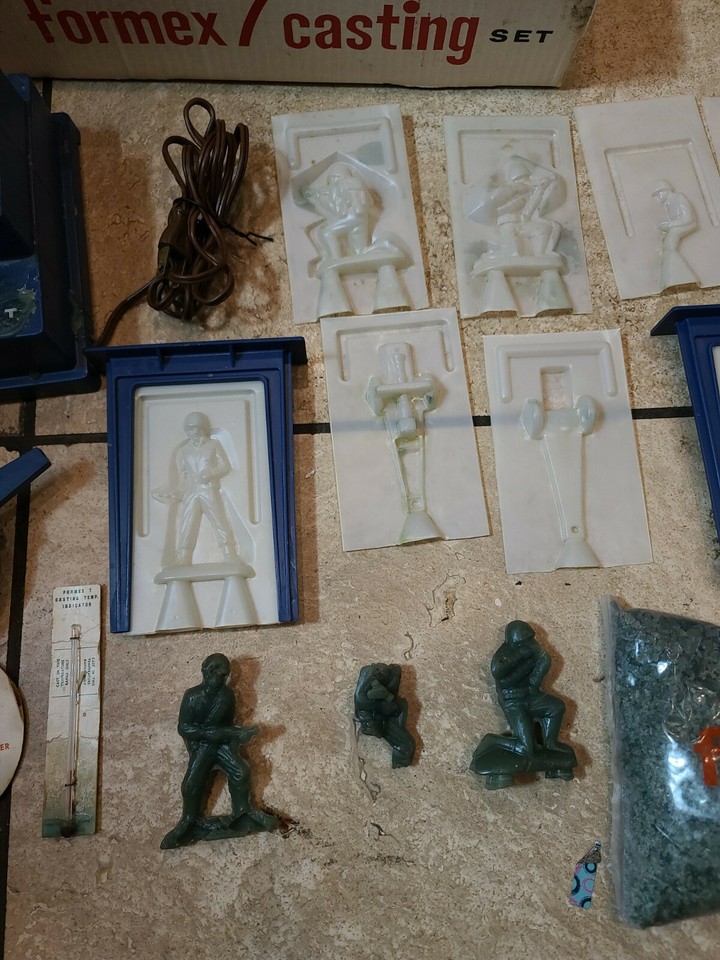 Emenee Formex 7 Military company Casting Set Vintage 1960s 5 molds ...