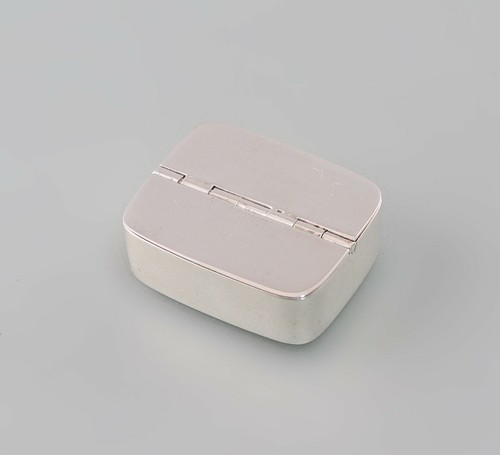 9927664-d 925er Silver Miniature Rectangular Pill Box 1 3/16x0 7/8x0 3 ...