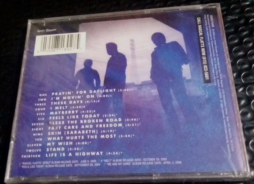 RASCAL FLATTS Greatest Hits Vol. 1 CD 2008 NEE SEALED 13 Smashes Best ...