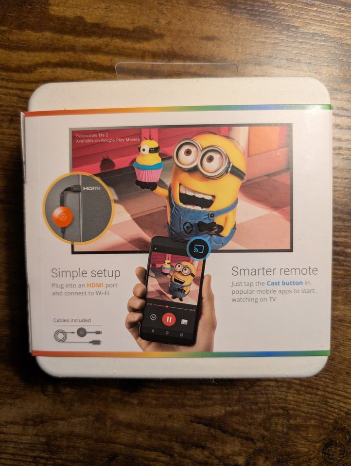 Google Chromecast 2nd Generation NC2-6A5 HDMI Media Streamer (RED ...