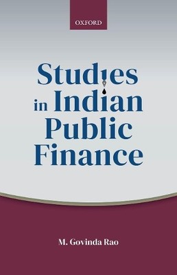 M. Govinda Rao Studies in Indian Public Finance (Copertina rigida) | eBay