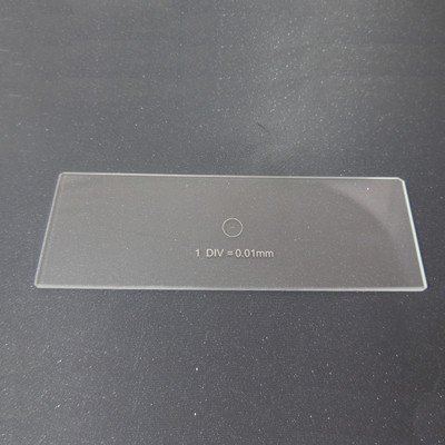 Microskop Bühne Mikrometer Kalibriermaßstab 0.01mm Mit Kasten 4 Arten ...