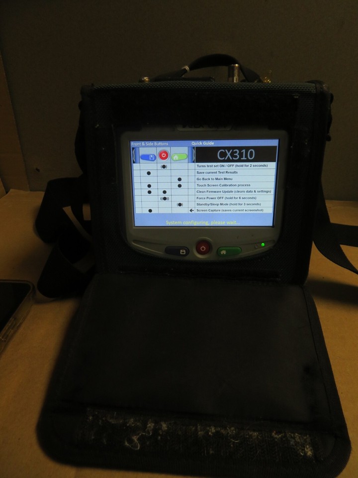 VeEX CX310 Cable Meter Installation Tool OTDR with Soft Case & Charger ...