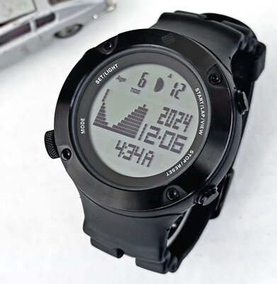 Columbia CW004001 Tidewater Digital Tidal Moon Graph Surfer Watch 50mm ...