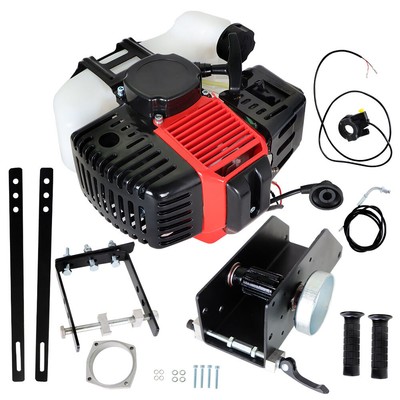 43cc 2-stroke Bicycle Rear Friction Gasoline Engine Bike Motorized ...