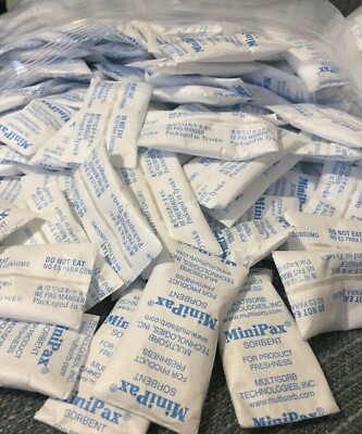 15 MiniPax Desiccant Reduce Odors Moisture Absorbing Packets Storage ...