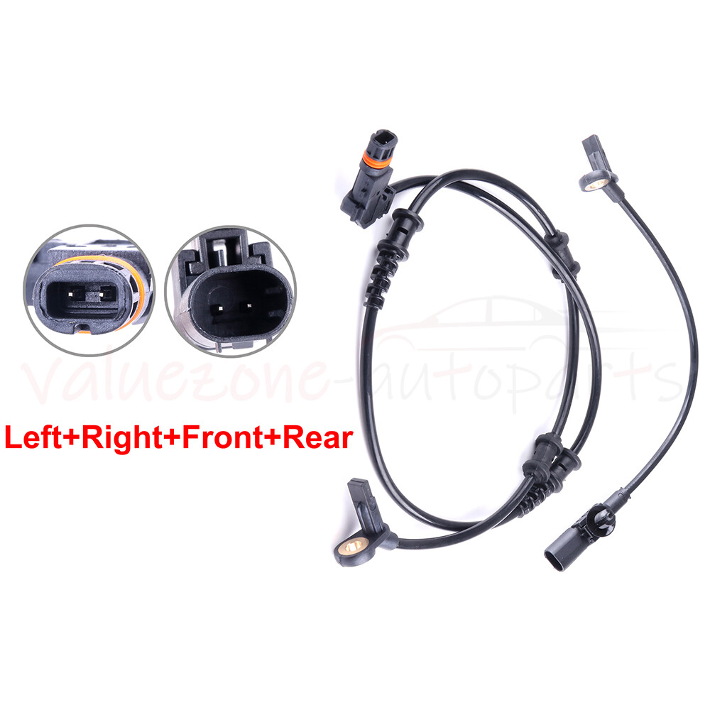 2x Front Rear LH RH ABS Wheel Speed Sensor For 2006-2011 Mercedes-Benz ...