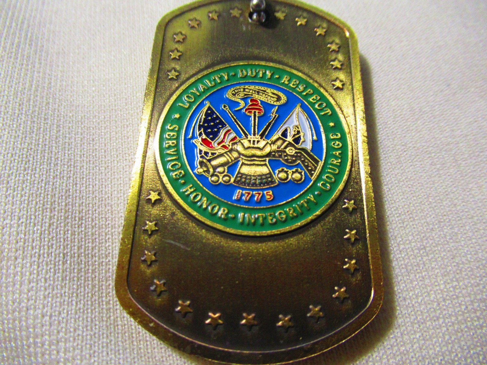 US ARMY DOG TAG Challenge Coin w/ chain | eBay