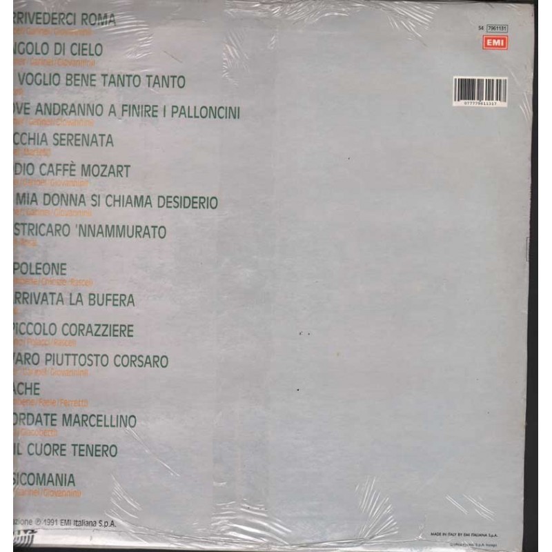 Renato Rascel LP Vinyl Arrivederci Roma / Emi Talent Sealed ...