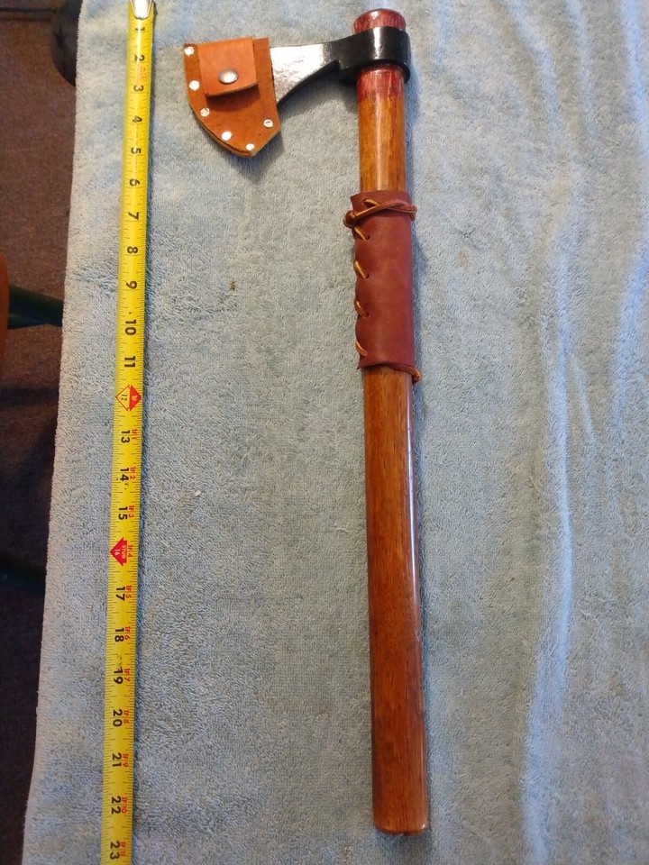 Vintage Trade Axe/Hatchet With Leather Grip & Cover | eBay