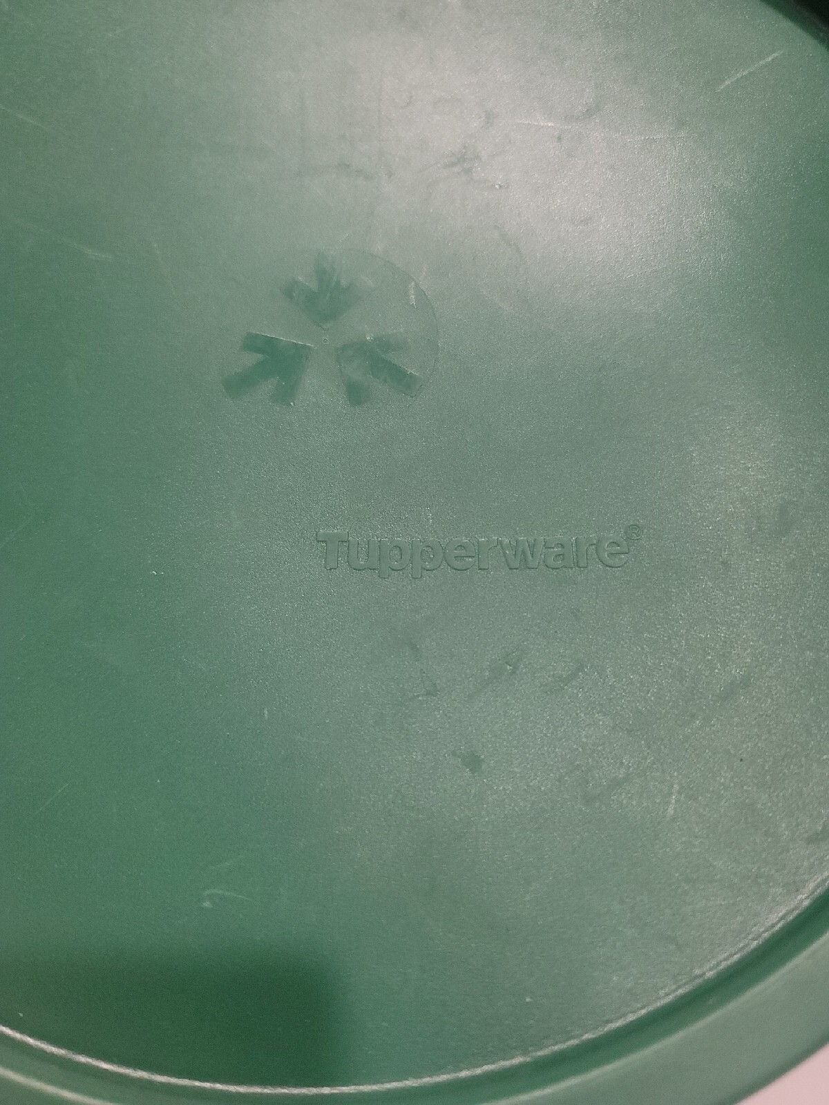 Tupperware Fall Pumpkin Cookie Snack One Touch Canister 3421 Green Seal ...