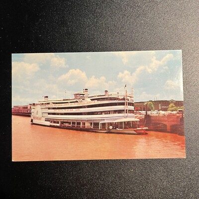 SS President Mississippi River Excursion Liner New Orleans LA Postcard ...