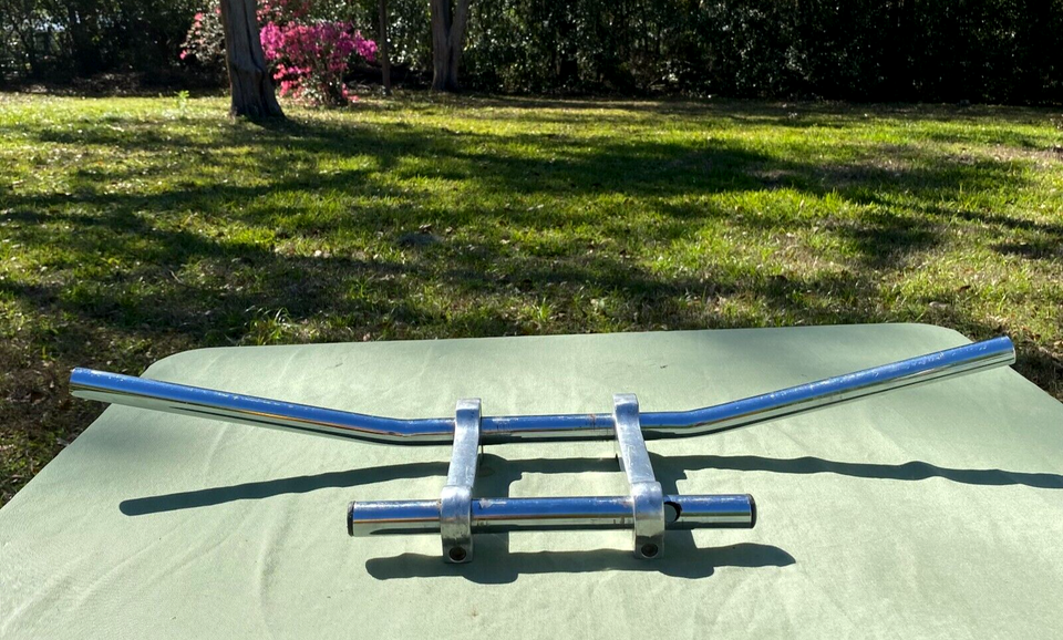 Springer Chopper Motorcycle 7/8" Handlebar w/ Finch Style DogBone 6 ...