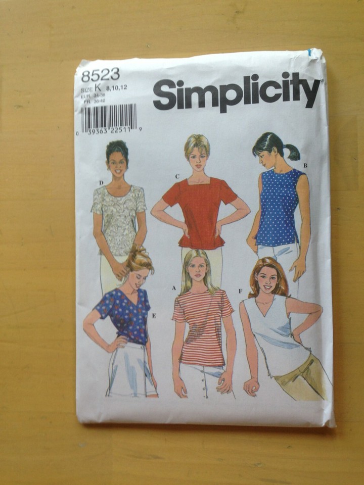 1990's Simplicity Sewing Pattern, Uncut, Choose Your Style | eBay