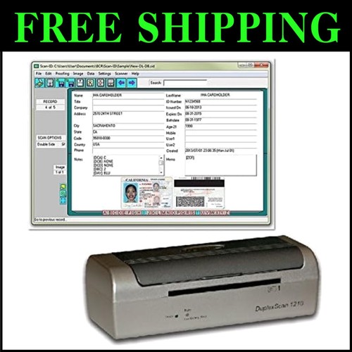 DX1210 Duplex USB Card Scanner for Medical & ID Cards – Compact & Dual ...