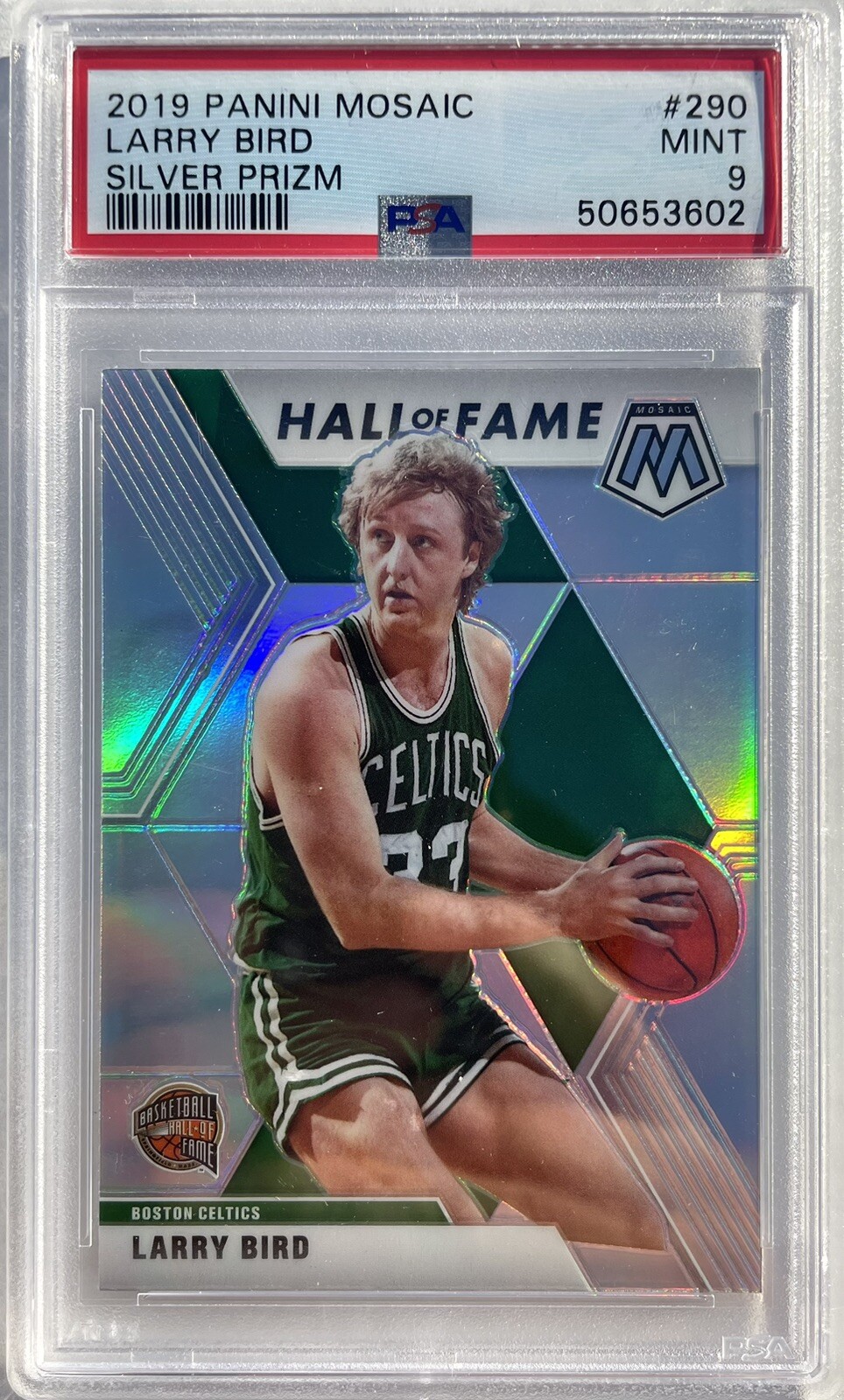 2019-20 Panini Mosaic - Hall of Fame Silver Prizm #290 Larry Bird for ...